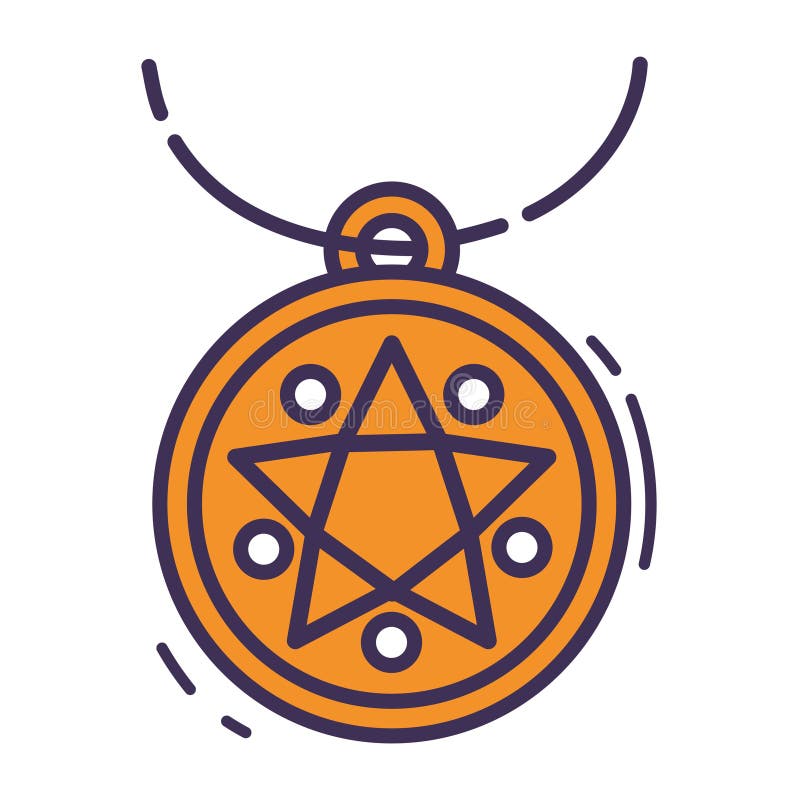 Isolated Colored Magic Talisman Icon Vector Stock Vector - Illustration ...
