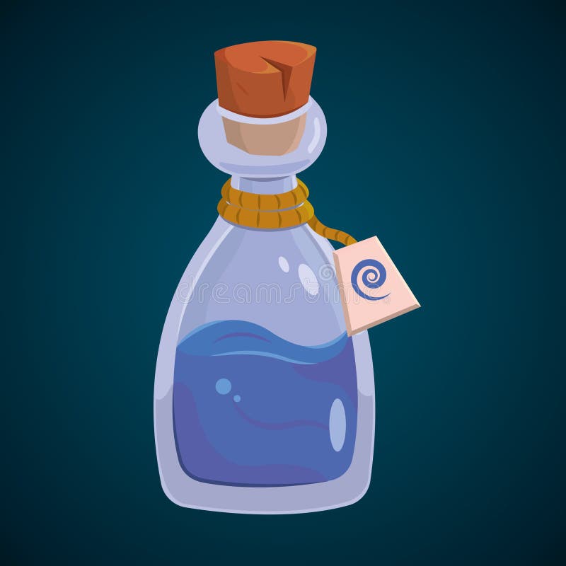Isolated Colored Magical Flask Potion Vector Stock Illustration ...