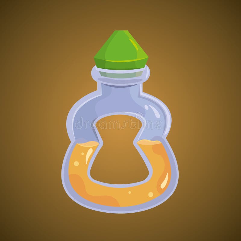 Isolated Colored Magical Flask Potion Vector Stock Vector ...