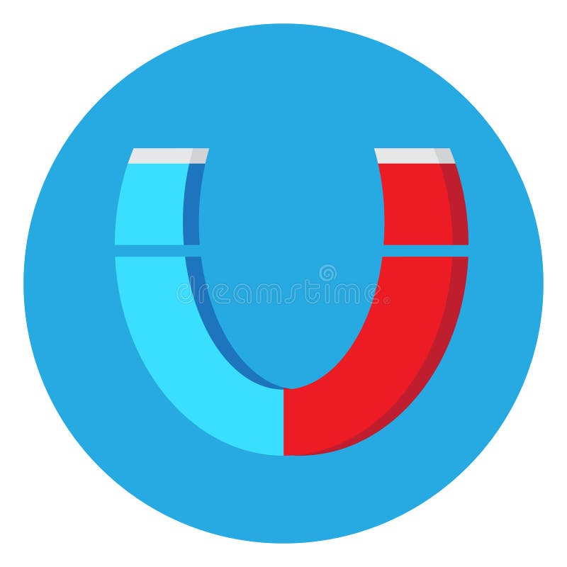 Isolated colored magnet stock vector. Illustration of concept - 91406799