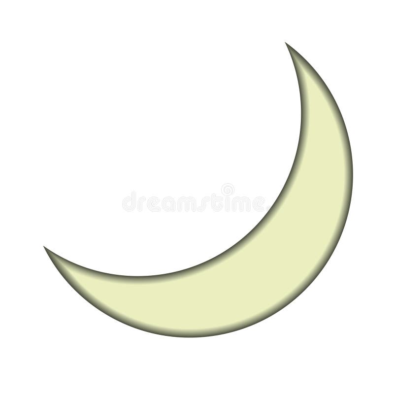 Isolated Colored Moon Sketch Icon Vector Stock Vector - Illustration of ...