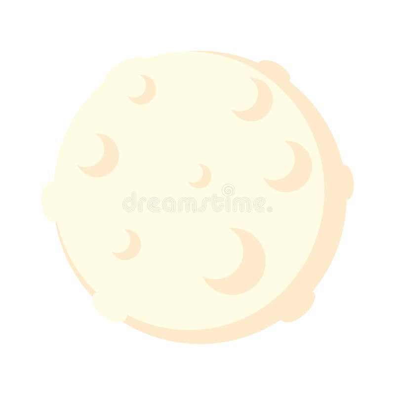 Isolated Colored Moon Sketch Icon Vector Stock Vector - Illustration of ...