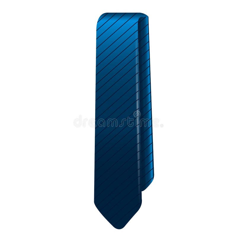 Isolated colored necktie stock illustration. Illustration of accessory ...