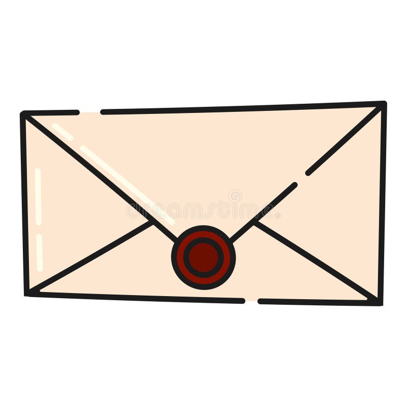 Isolated Colored Paper Envelope Gaming Icon Vector Stock Illustration ...