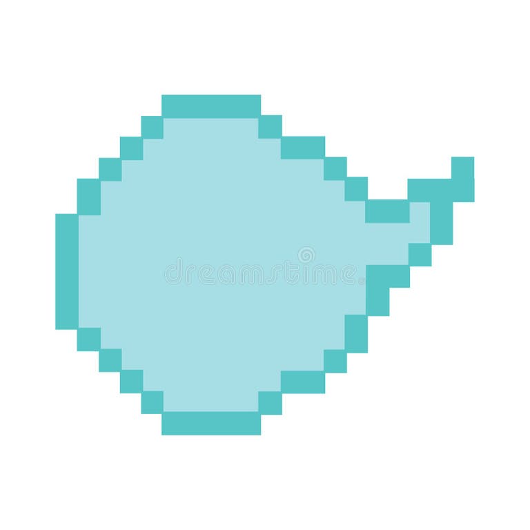 Isolated Colored Pixelated Comic Speech Bubble Chat Vector Stock Vector ...