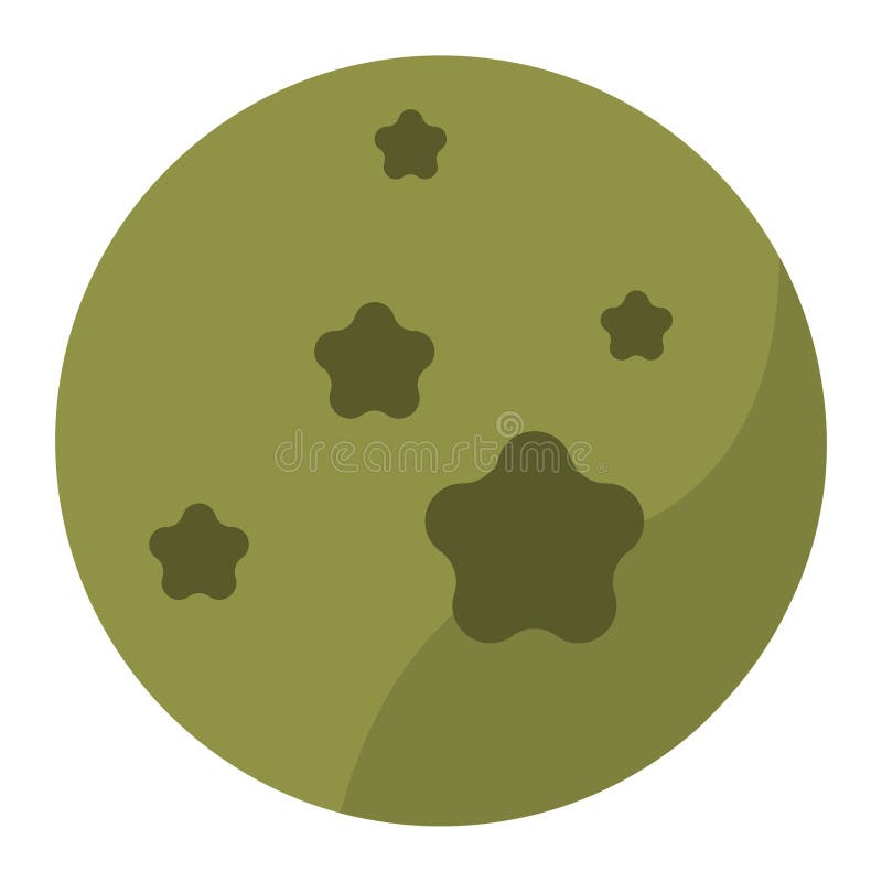 Isolated Colored Planet Icon Flat Design Vector Stock Vector ...