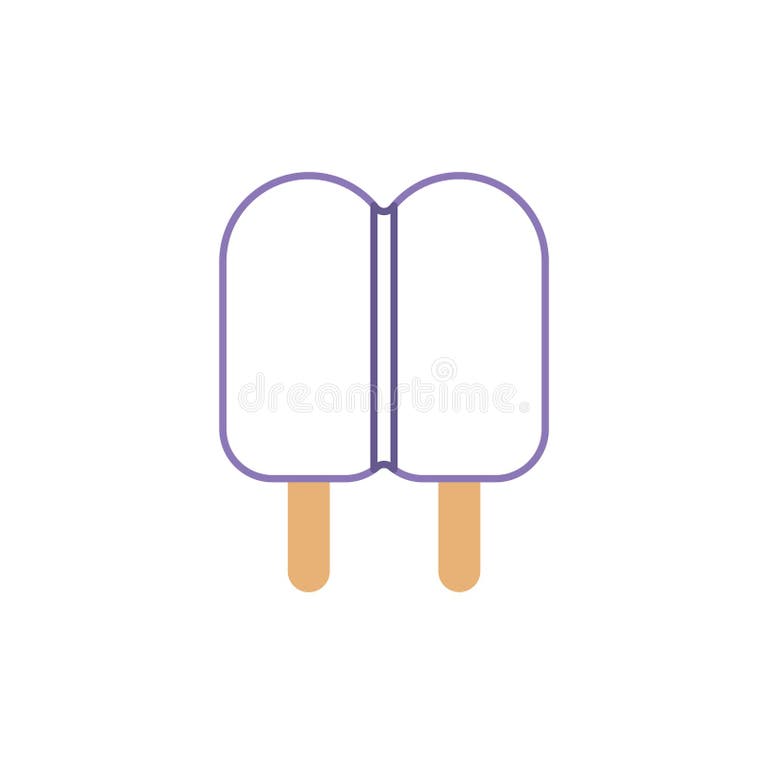 Isolated Colored Popsicle Outline Icon Vector Stock Vector ...