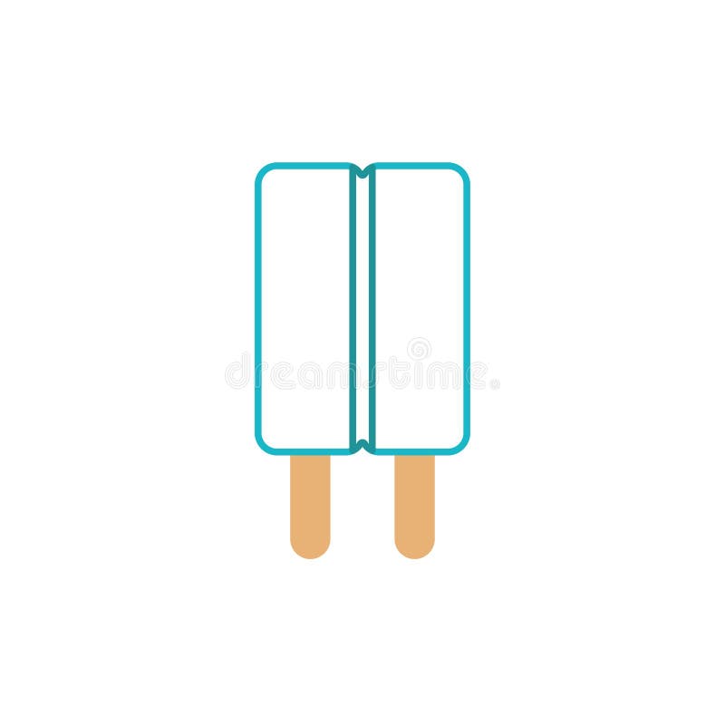 Isolated Colored Popsicle Outline Icon Vector Stock Vector ...