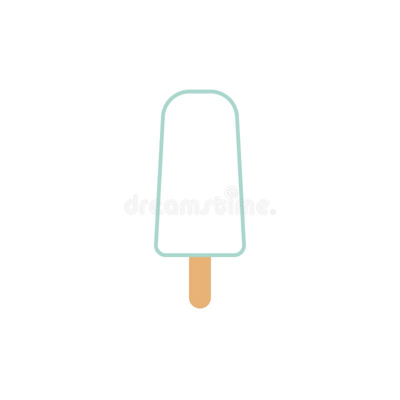 Isolated Colored Popsicle Outline Icon Vector Stock Vector ...