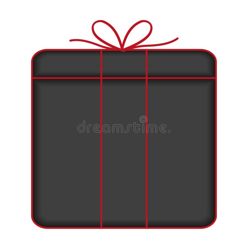 Isolated Colored Present Wrapped Box Vector Stock Vector - Illustration ...