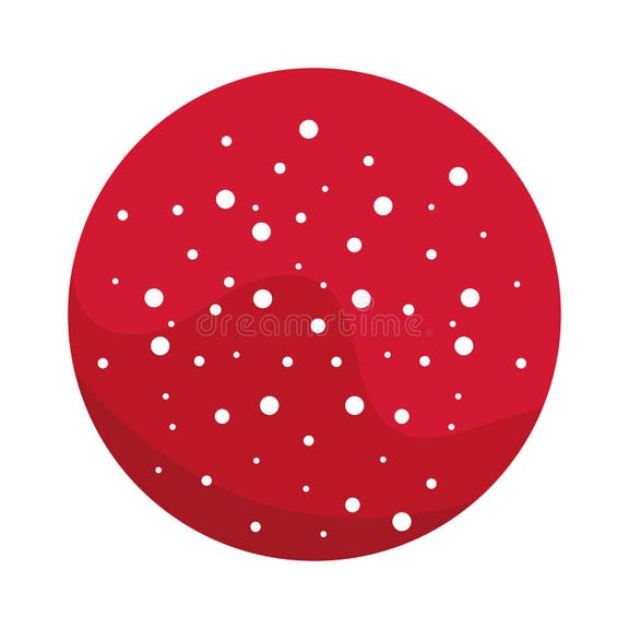 Isolated Colored Red Round Candy Icon Vector Stock Vector ...
