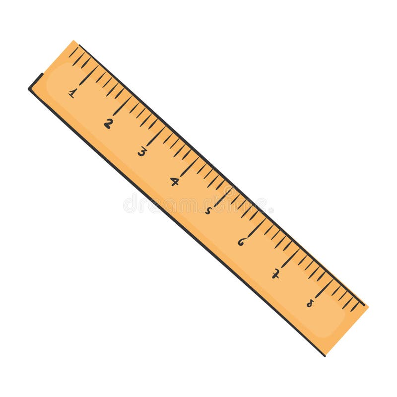 Isolated Colored Ruler School Supply Icon Vector Stock Vector ...
