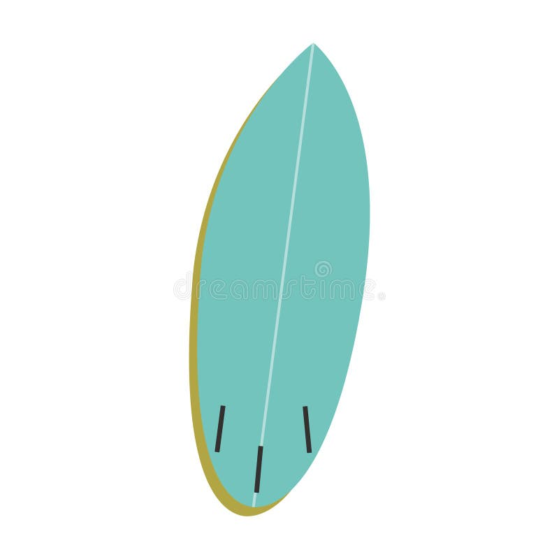 Isolated Colored Summer Surfboard Icon Vector Stock Vector ...