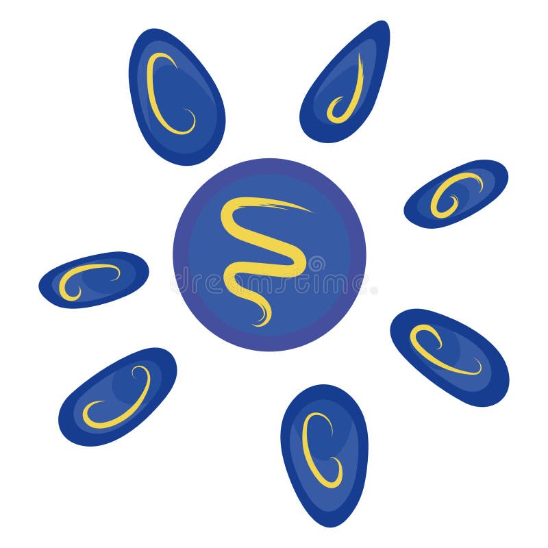 Isolated Colored Sun Icon Cute Design Vector Stock Illustration ...