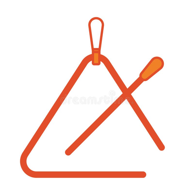 Isolated Colored Triangle Musical Instrument Icon Vector Stock Vector ...