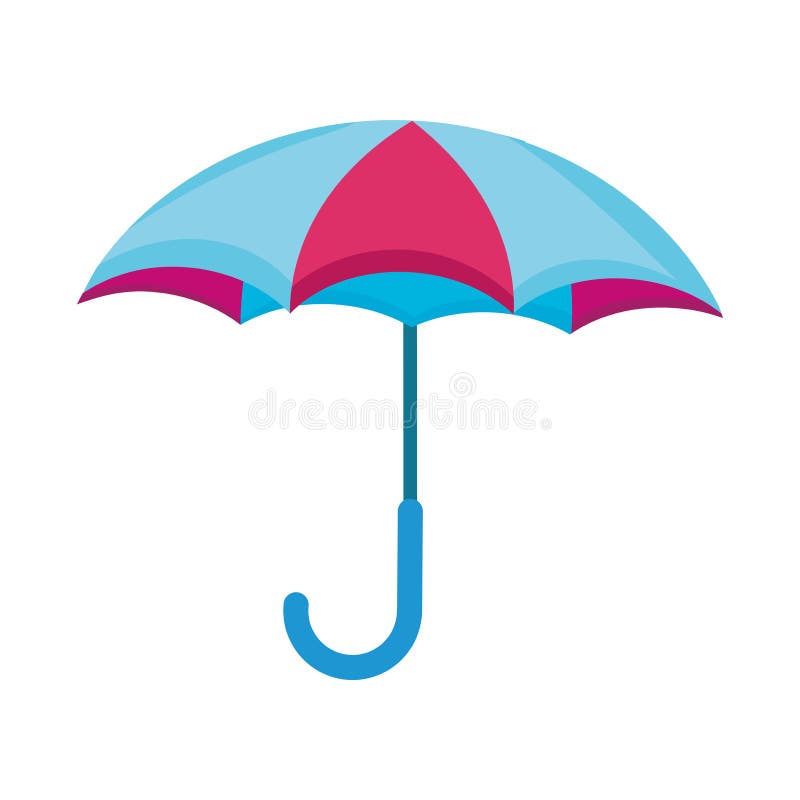 Isolated Colored Umbrella Icon Image Vector Stock Vector - Illustration ...