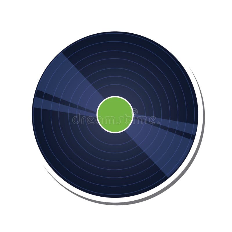 Isolated Colored Vinyl Icon Sticker Vector Stock Vector - Illustration ...