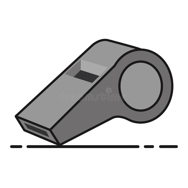 Isolated Colored Whistle Sport Icon Vector Vector Stock Vector ...