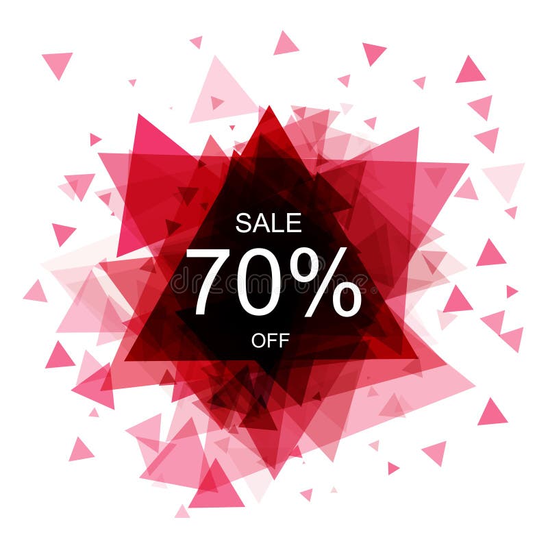 Isolated Colorful Discount Sticker on White Background. Abstract ...