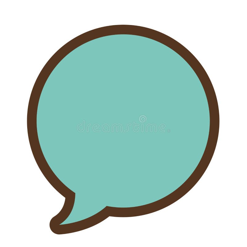 Isolated Comic Bubble Chat Icon Stock Vector - Illustration of vector ...