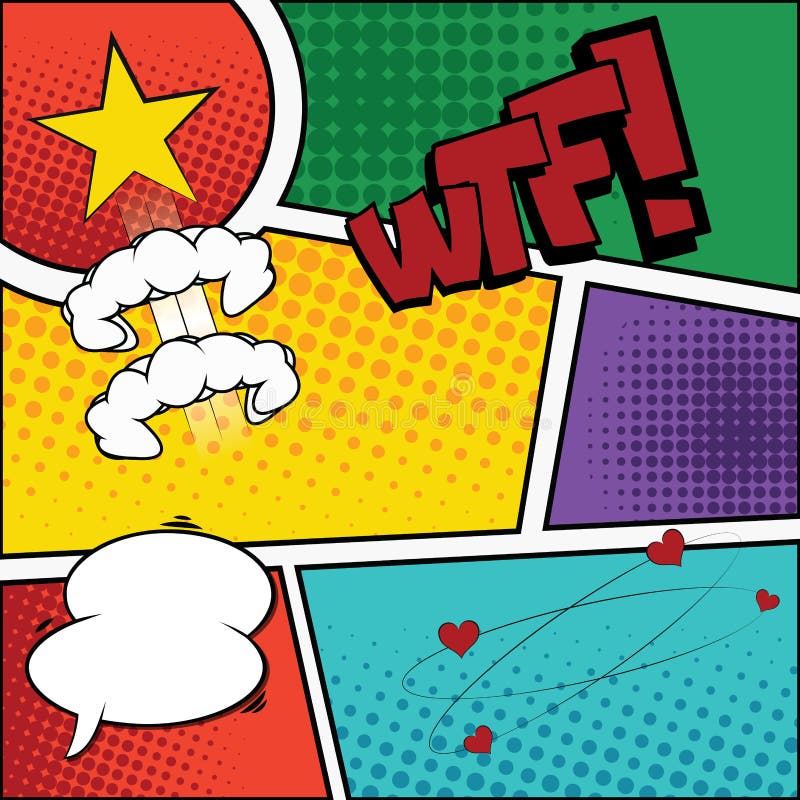 Isolated comic expression stock illustration. Illustration of cartoon ...