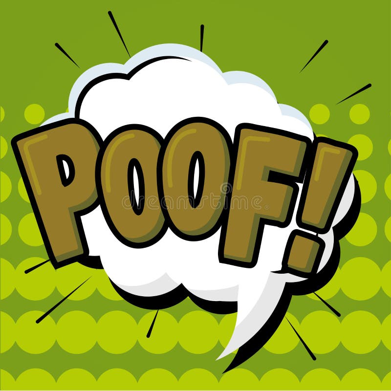 Isolated Comic Speech Poof Cartoon Expression Stock Vector ...