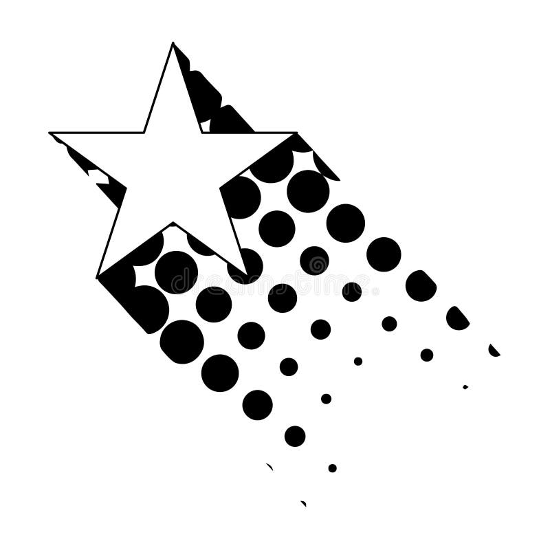 Comic Star Shape on Fire Icon Stock Vector - Illustration of fire ...