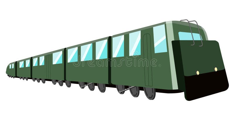 Isolated comic train stock vector. Illustration of travel - 141511672
