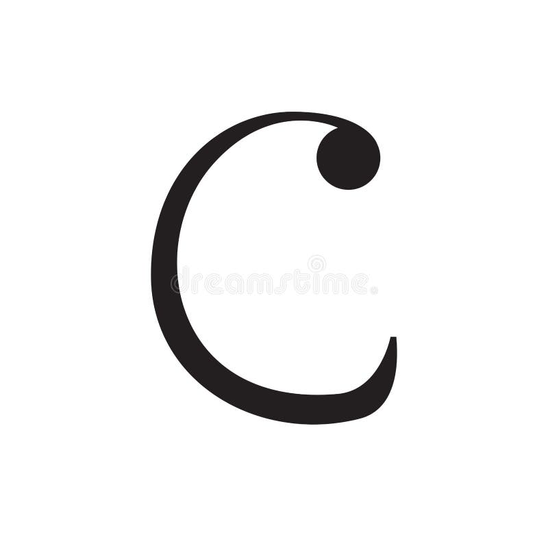 Isolated Common Time Musical Note Stock Vector - Illustration of bass ...