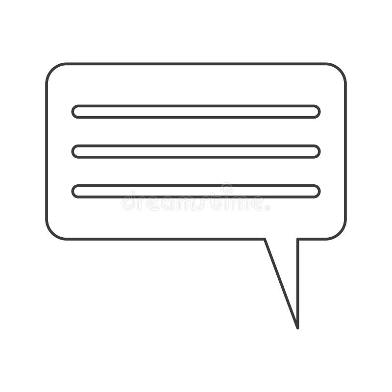 Isolated Communication Bubble Design Stock Vector - Illustration of ...