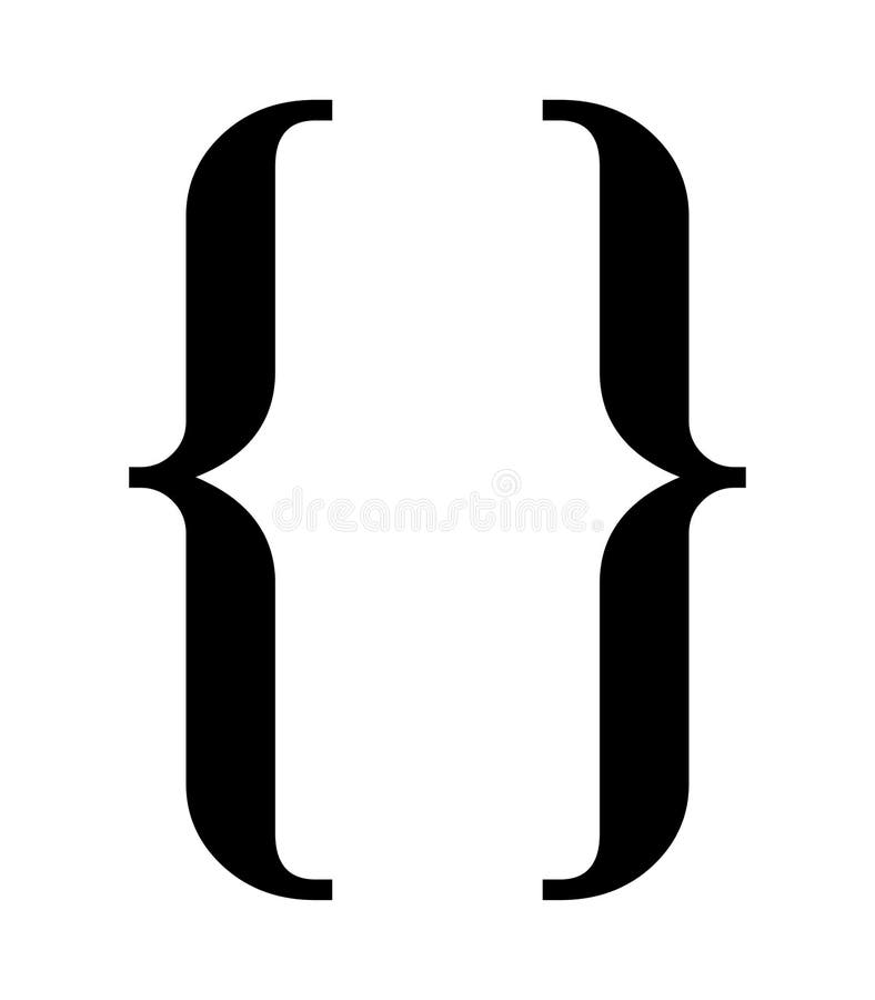 Isolated Communication Parenthesis Icons Vector Design Stock Vector ...