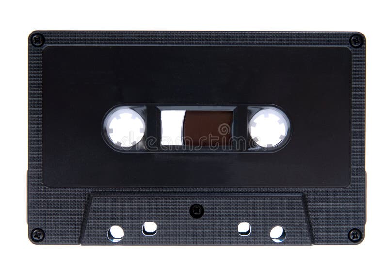 Isolated compact cassette stock image. Image of isolated - 12394077