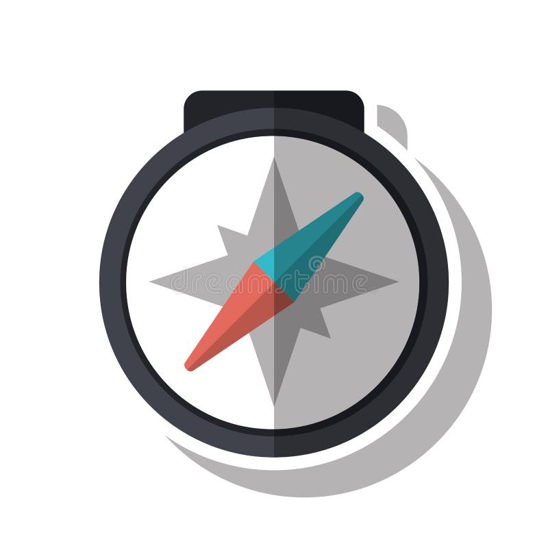 Isolated Compass Tool Design Stock Vector - Illustration of compass ...