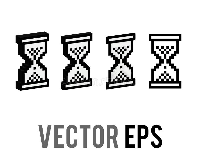 Isolated Computer Classic Loading Sandglass Stock Illustrations – 2 ...