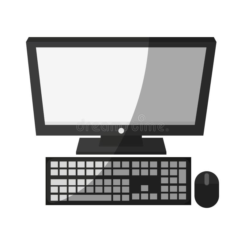 Isolated Computer Device Design Stock Vector - Illustration of ...