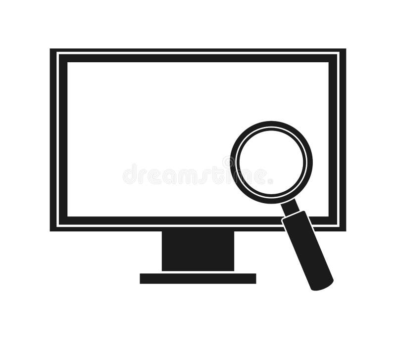 Isolated Computer Device Design Stock Illustration - Illustration of ...