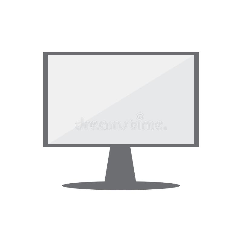 Isolated Sad Computer Screen Emote Stock Vector - Illustration of ...