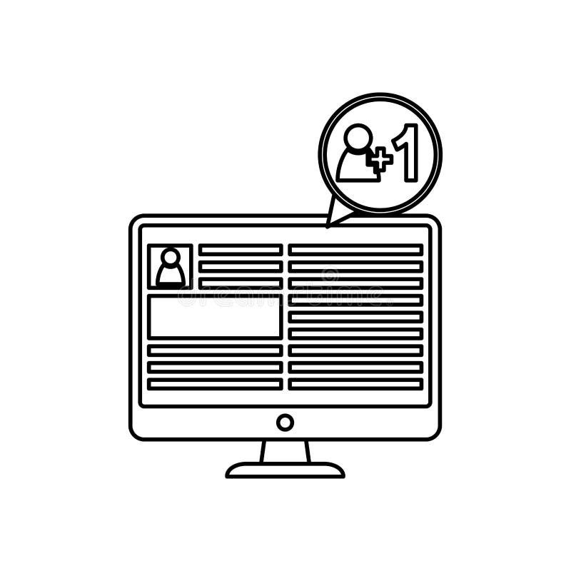 Isolated Computer Vector Design Stock Illustration - Illustration of ...