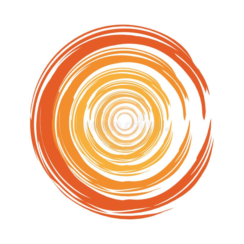 Isolated Conceptual Sun Icon Flat Design Vector Stock Vector ...