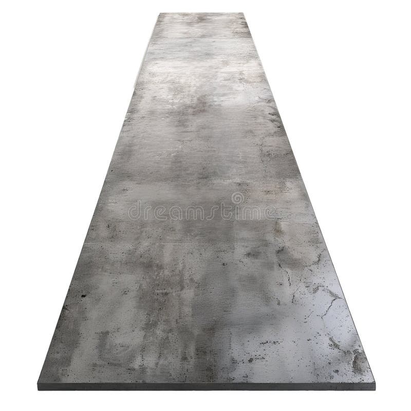 Isolated Concrete Road Segment on Transparent Background Stock Photo ...