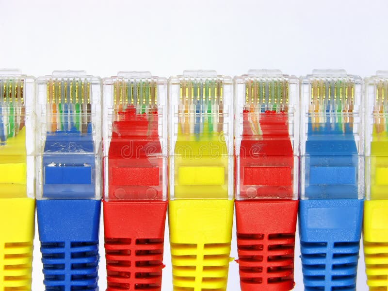 Isolated RJ45 connector stock photo. Image of networking - 50665180