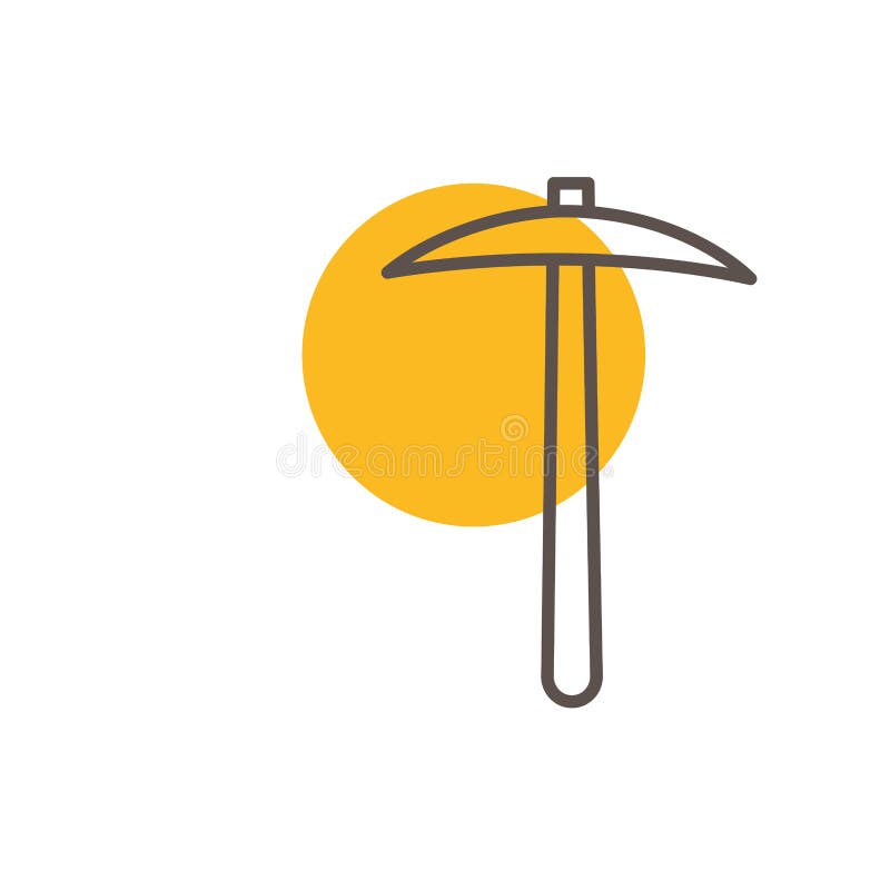 Isolated Construction Peak Line Design Stock Vector - Illustration of ...