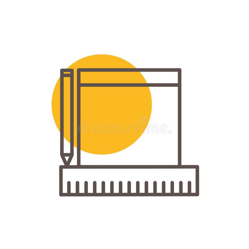 Daily Plans Line Icon, Concept Sign, Outline Vector Illustration ...