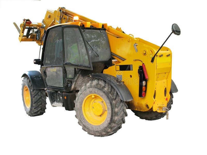 Front loader isolated stock photo. Image of assembly - 34046632