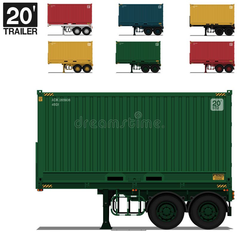 Ft Shipping Container Stock Illustrations – 82 Ft Shipping Container ...