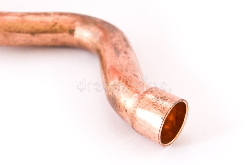 Copper pipe tubes stock photo. Image of metal, hardware - 18720370