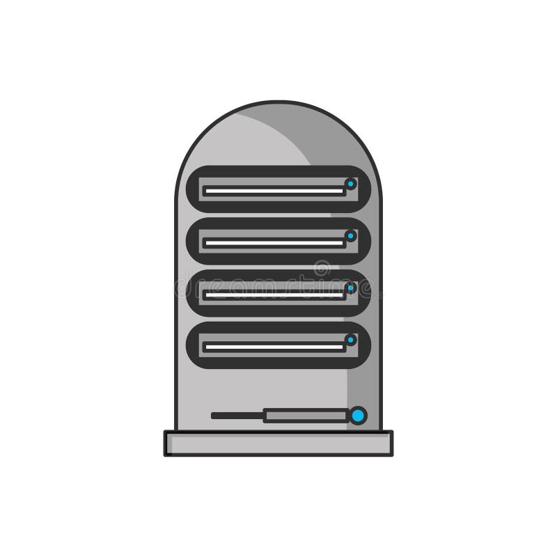 Isolated Cpu Device Design Stock Vector Illustration Of Technology