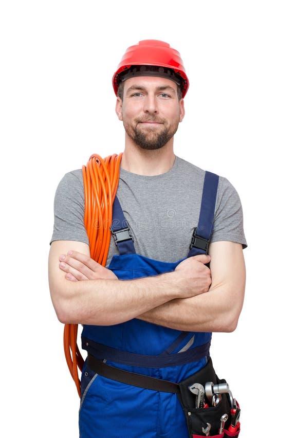 Isolated Craftsman Construction Worker Assembler Workmen - Friendly ...