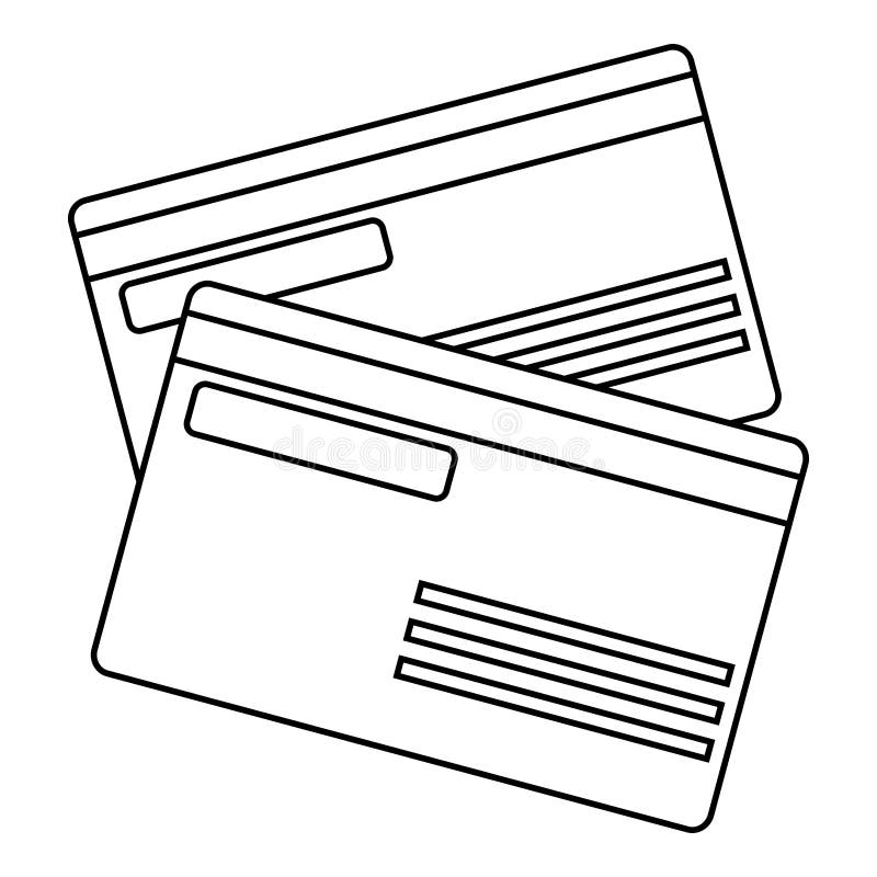 Isolated Credit Card Design Vector Illustration Stock Vector ...