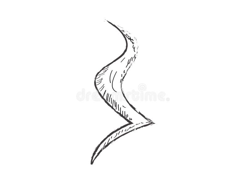 Crotchet rest sketch stock vector. Illustration of signature - 164390478